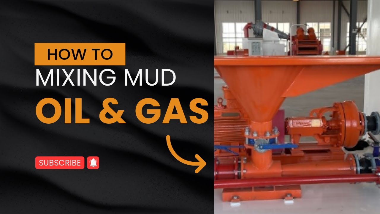 How to Mixing mud in drilling Rig: Exploring the Depths - YouTube
