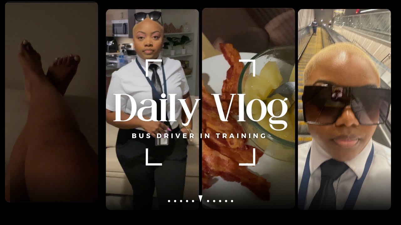 Bus Driver in training| Day in the life Vlog - YouTube