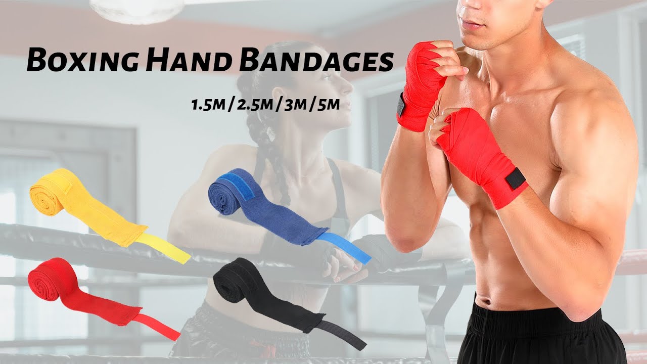Boxing Hand Wrap Bandage 1.5m / 3m / 5m - YouTube