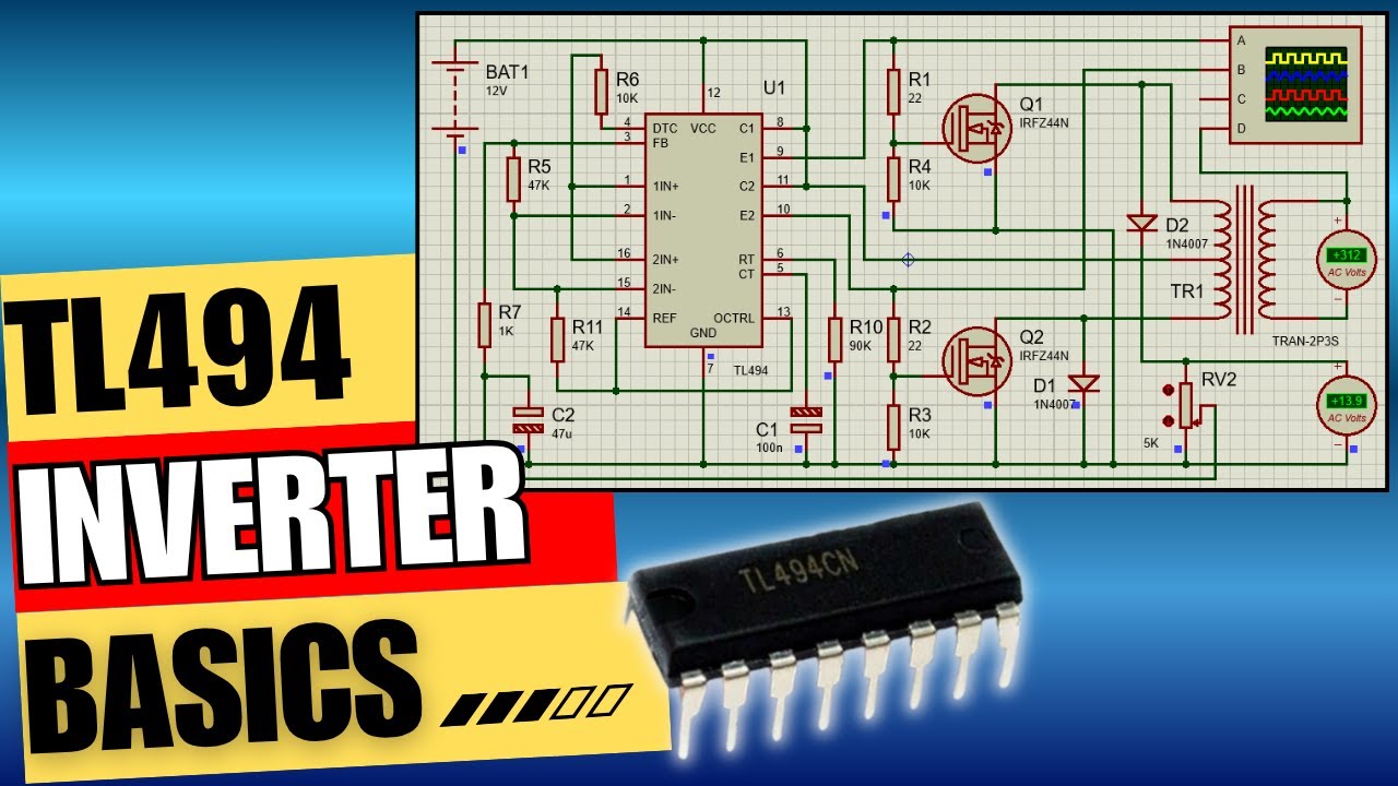 TL494 Inverter Circuit Explained | Simple Guide for Beginners - YouTube