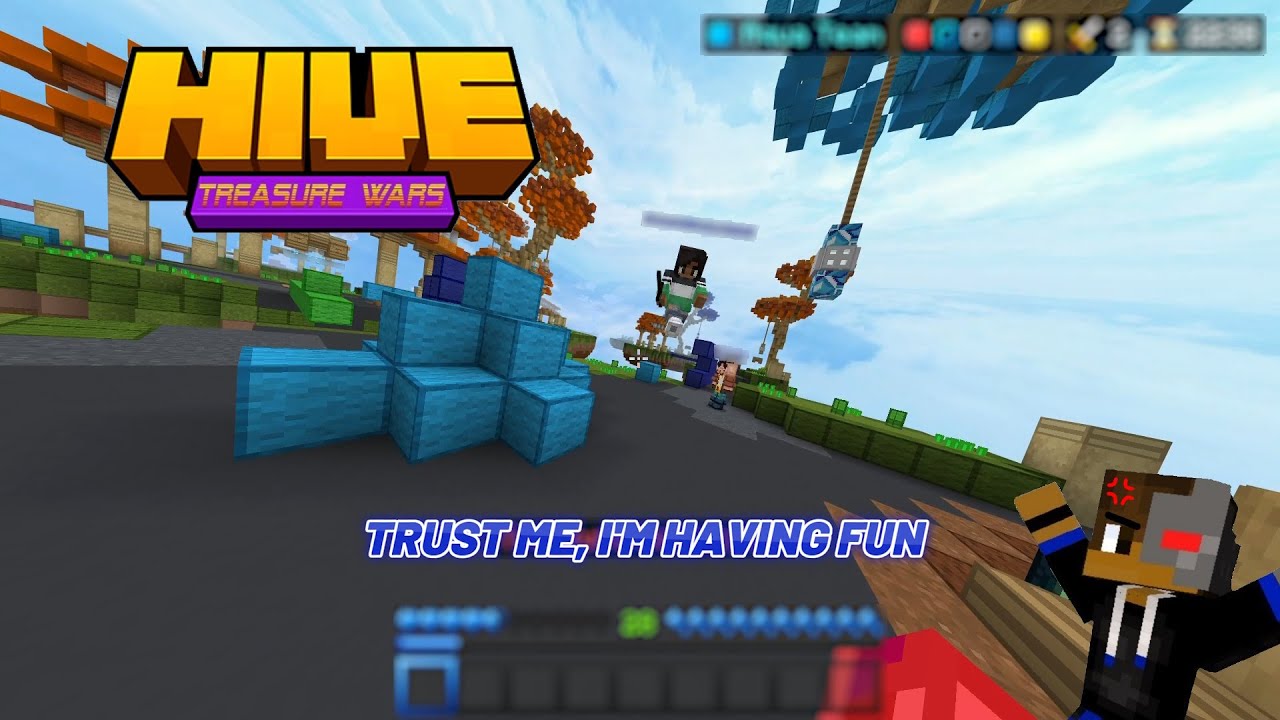 Minecraft - The Hive Treasure Wars - This is SO FUN! - YouTube