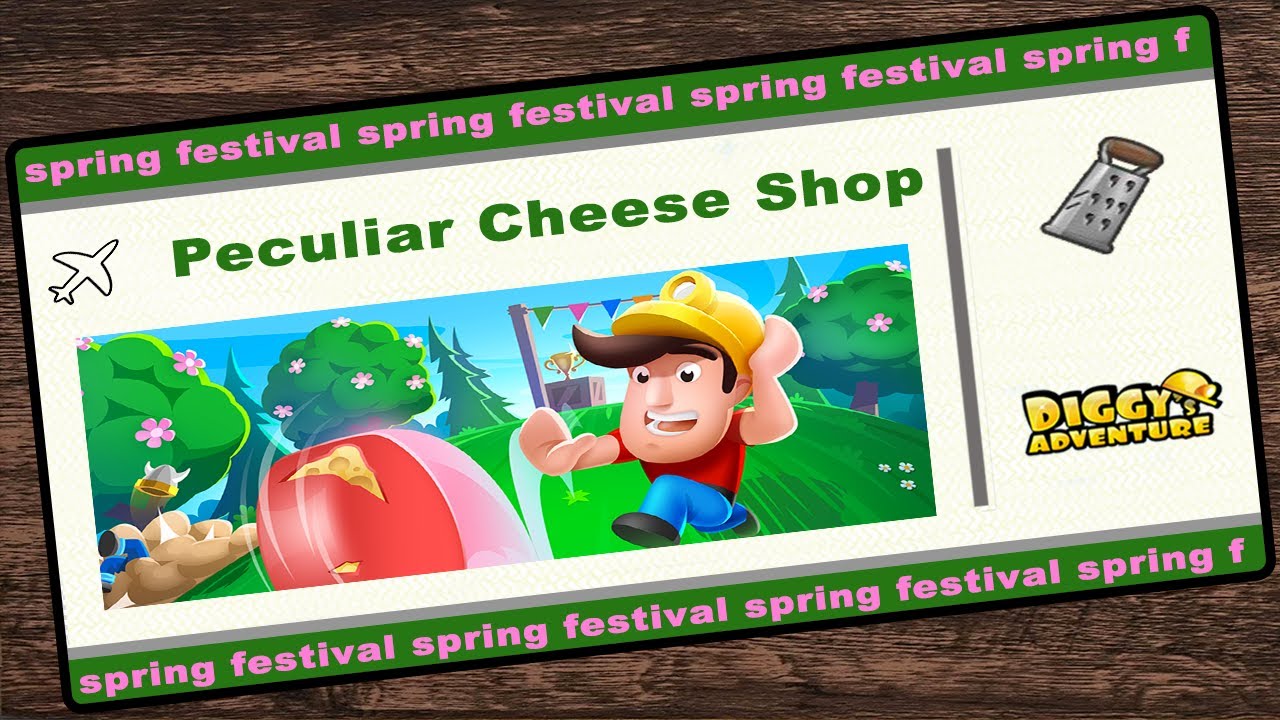 [~Spring Festivals~] #2 Peculiar Cheese Shop - Diggy's Adventure - YouTube