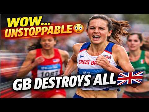 WOW FASTEST 8000M Girls U18| Great Britain Destroys the World