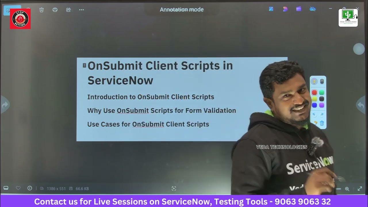 What is OnSubmit Client Script ? | Client Script Types in ServiceNow | By Veda Technologies ...