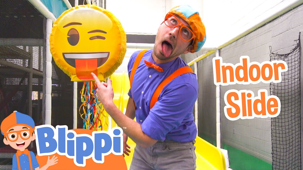 Blippi Visits Indoor Playground Live, Love, Play | Blippi Full Episodes ...