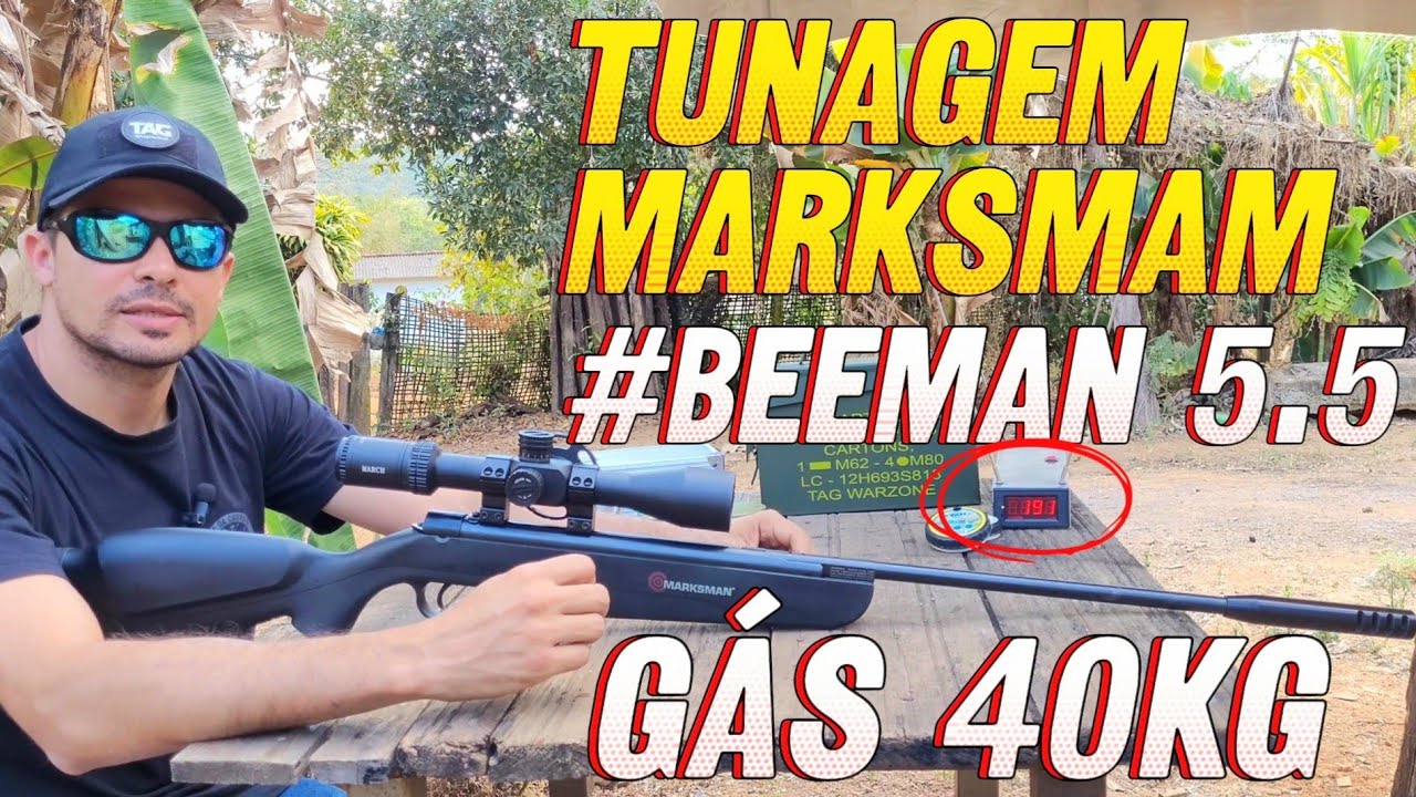 carabina de pressão beeman marksmam - YouTube