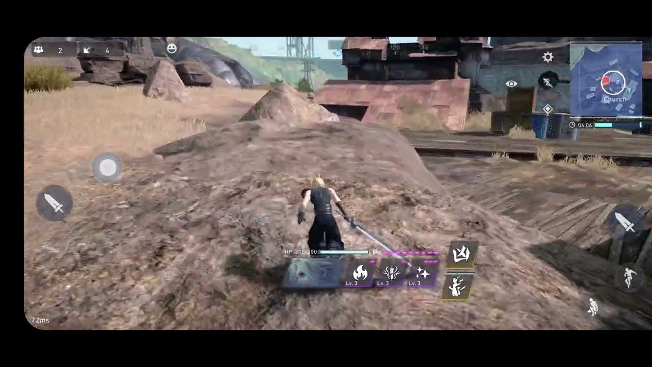Cloud Cross-Slashes a person into next week while unfitting music plays ...