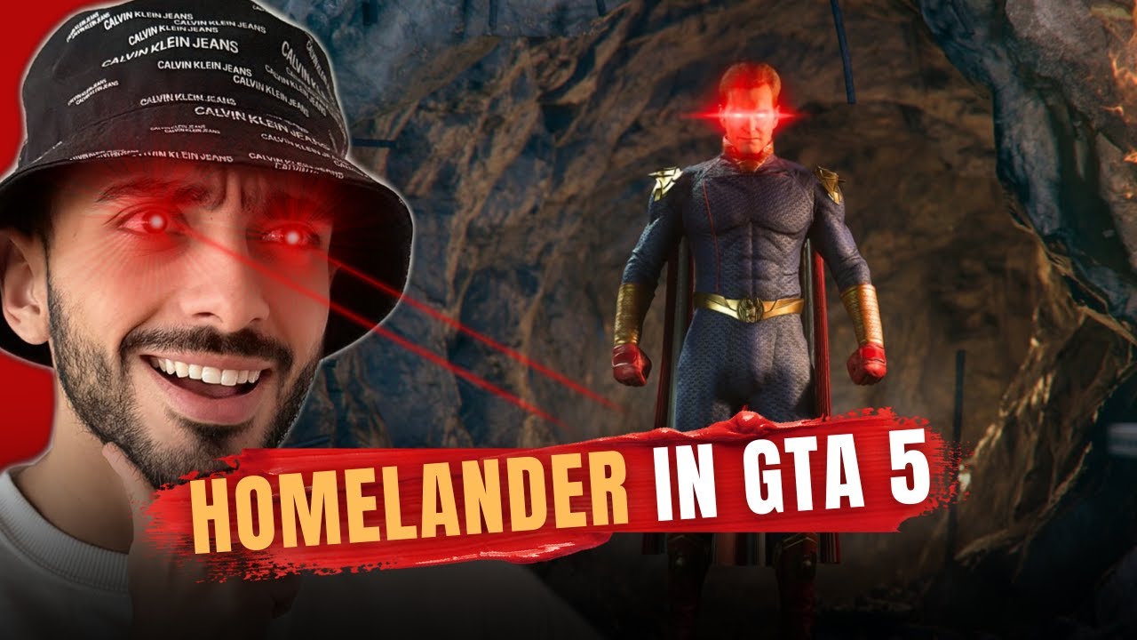 لعبت بهوملندر 🦸‍♂️ | Homelander GTA 5 MOD 💥 - YouTube