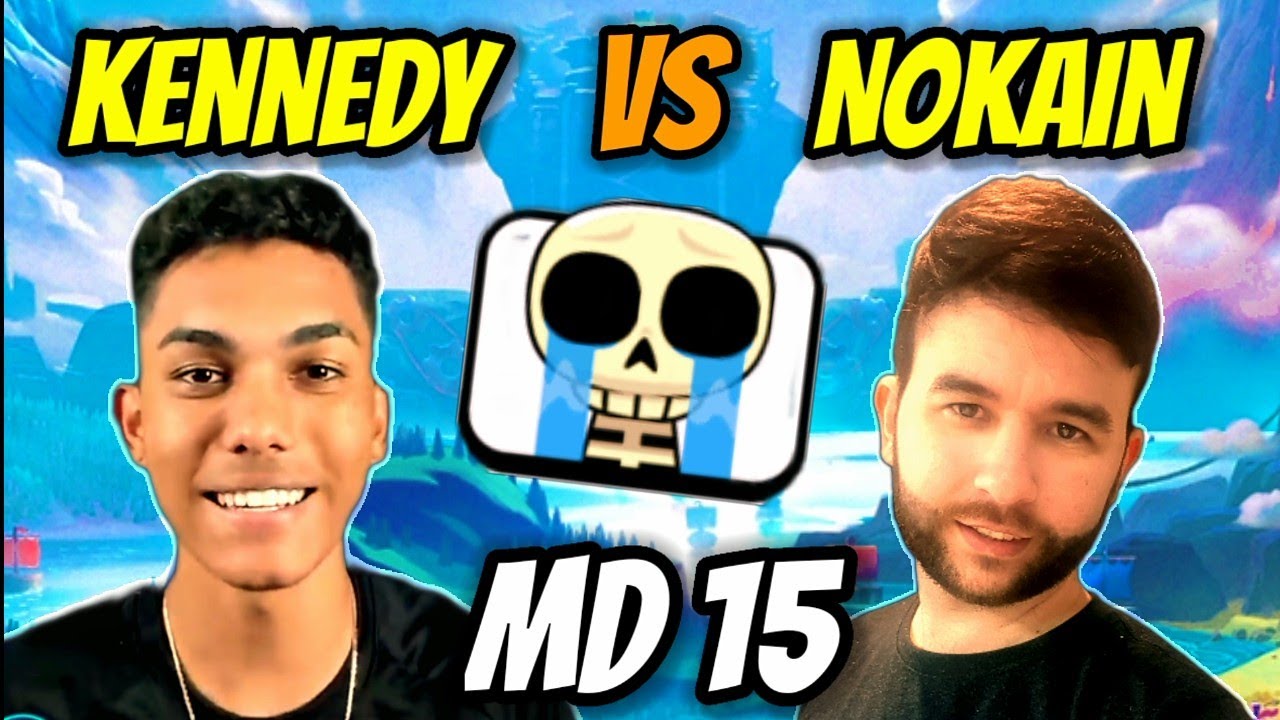 Kennedy Clash vs Nokain rolou até deck de golem e emote do mimimi ...