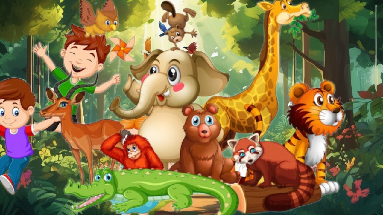 Learn Animal Name Vocabulary || English Vocabulary For Kids ...