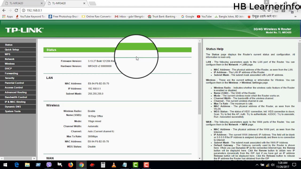 How to Change Wifi Name and Password in TP Link Router || Bangla ...