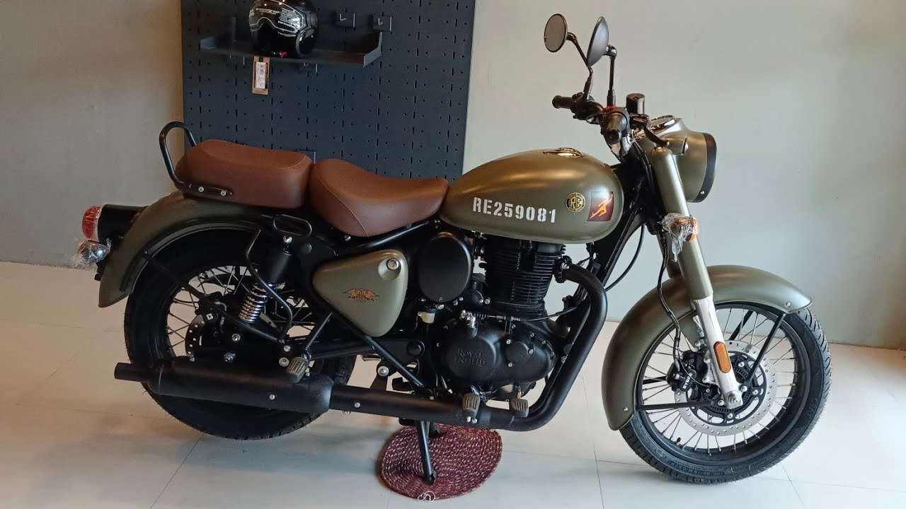 New Royal Enfield Classic 350 Next Generation || Signals Marsh Grey ...