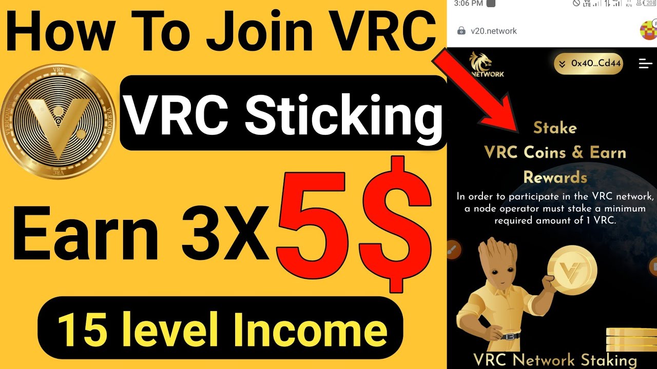 How to Make VRC Account in MetaMask | VRC Token Staking pay kaise ...