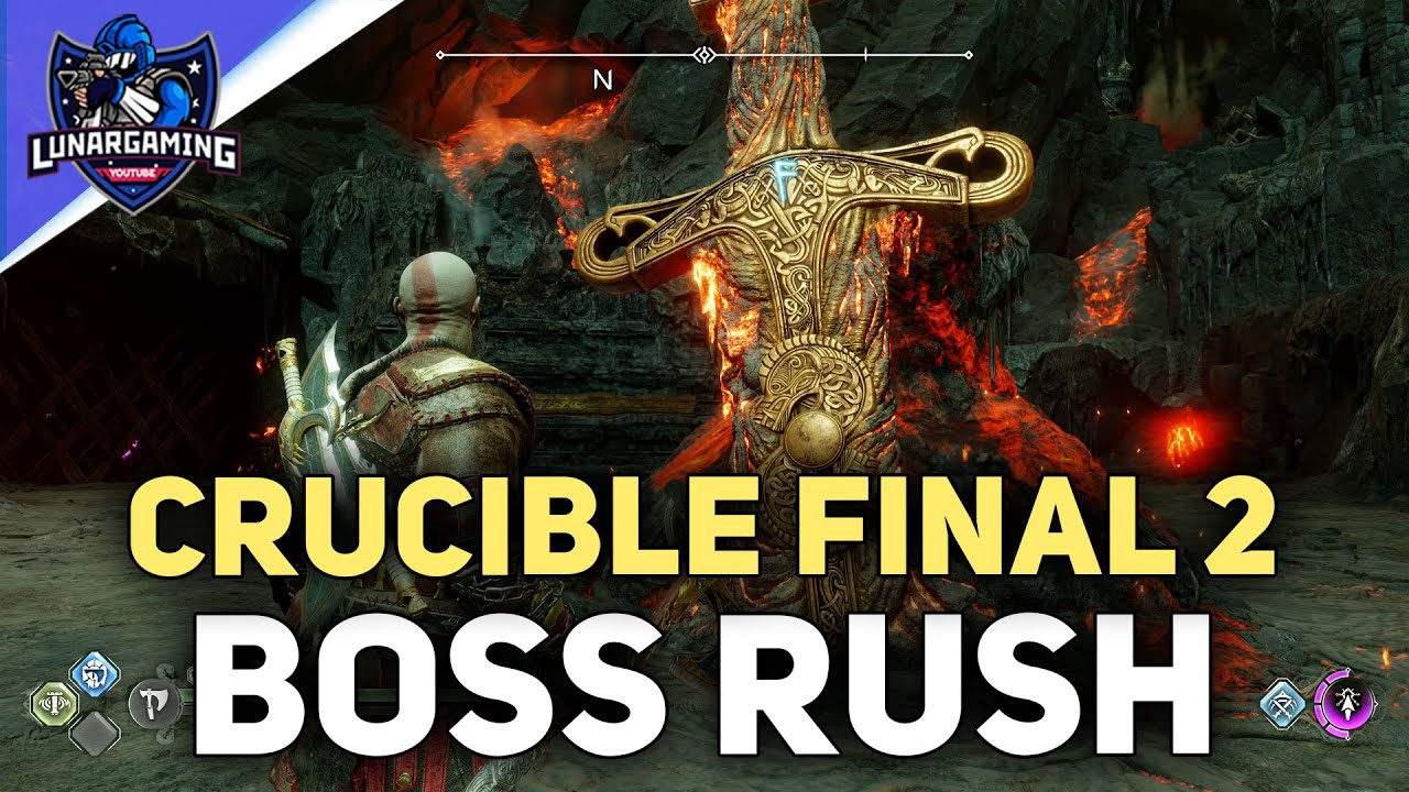 How To Complete The Final Crucible Challenge 2 Boss Rush God of War ...
