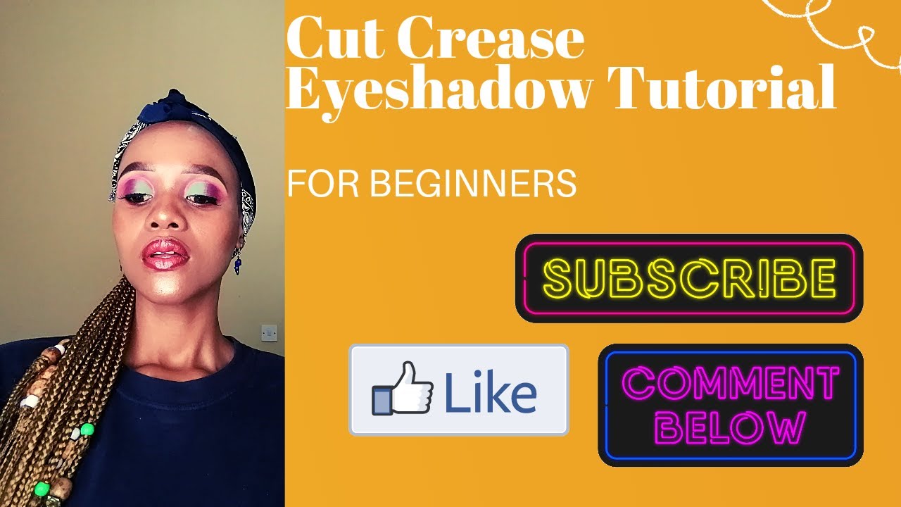 CUT CREASE EYE SHADOW TUTORIAL FOR BEGINNERS - YouTube