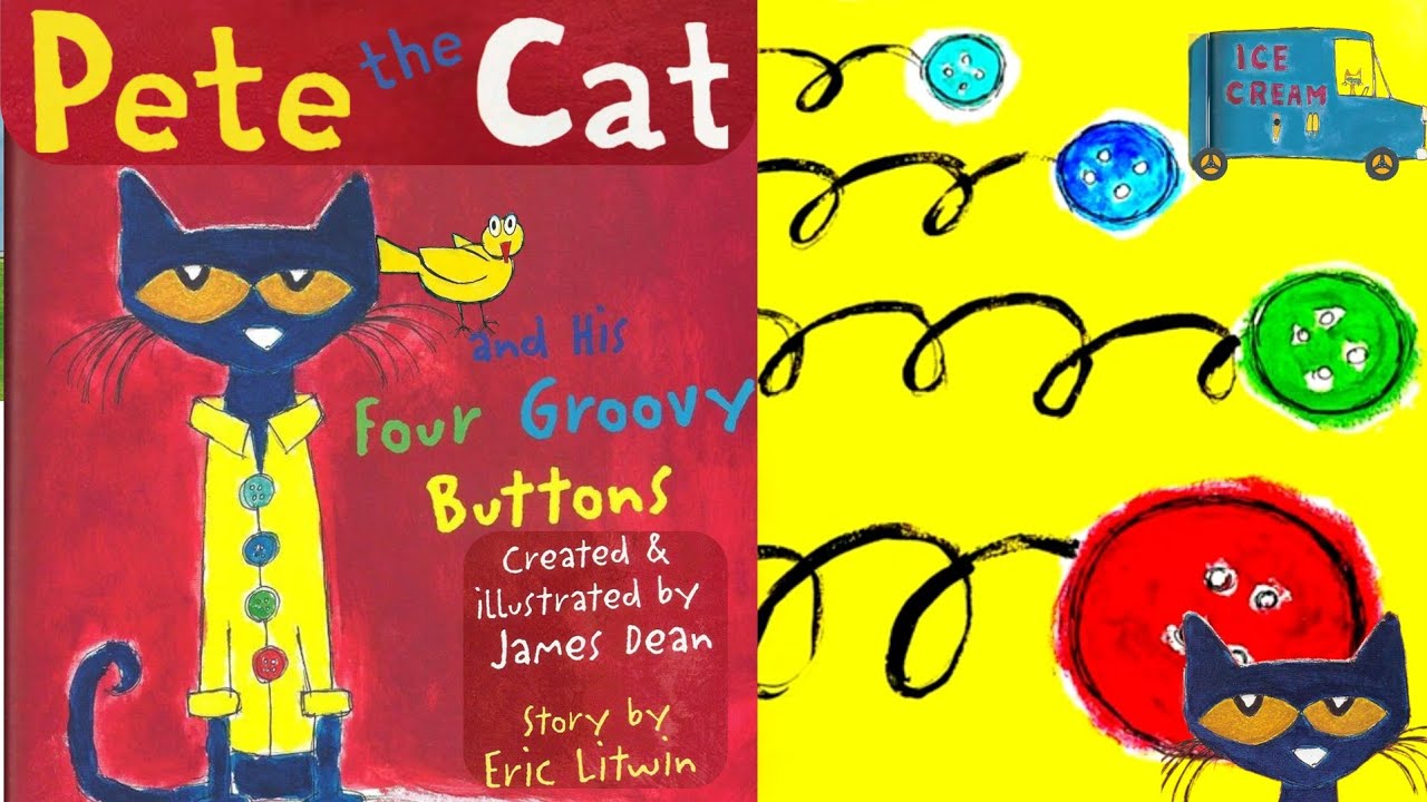 Pete the Cat and His Four Groovy Buttons | Animated Book - YouTube