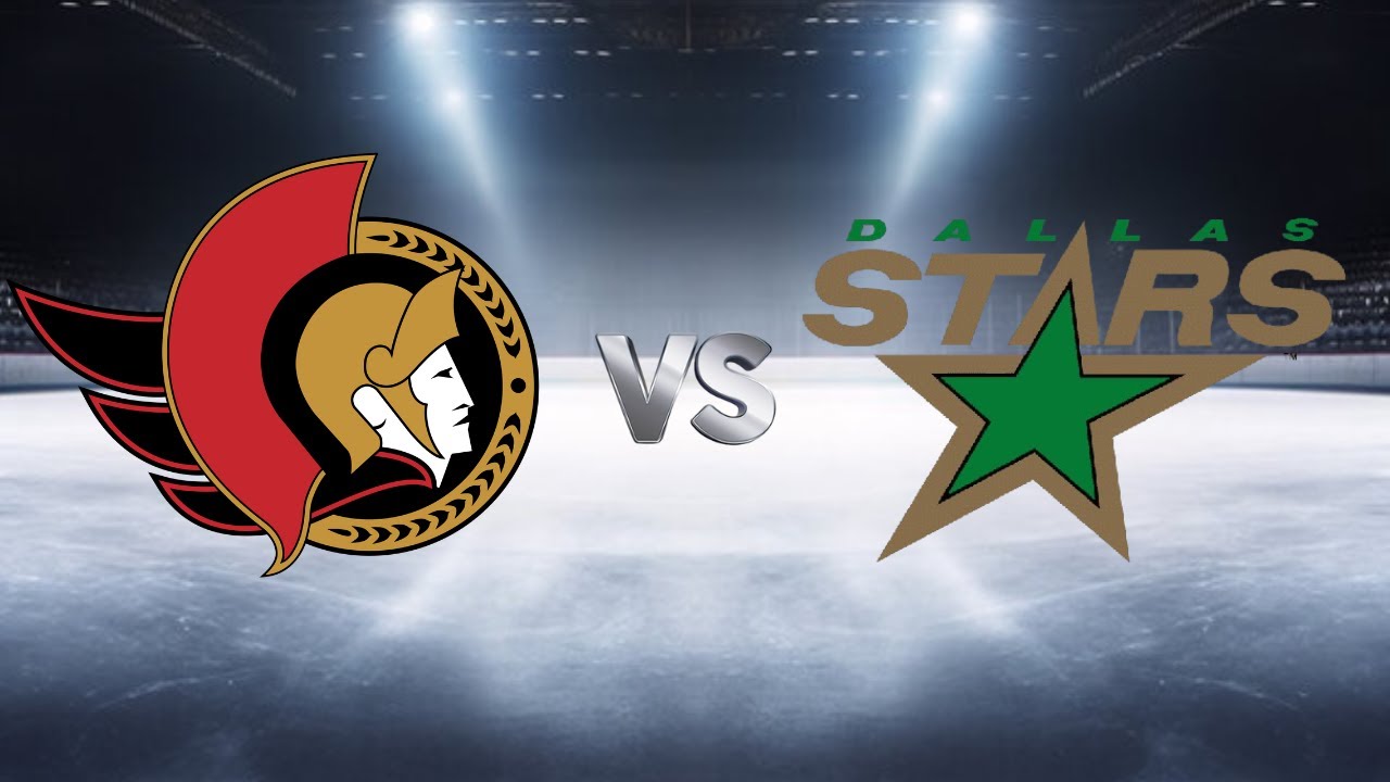 Ottawa Senators (22-24-2-2) vs Dallas Stars (27-21-0-3) - YouTube