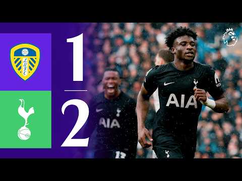 Kudus' first Spurs goal! 🥶 | Leeds United 1-2 Spurs | Premier League Highlights 📺