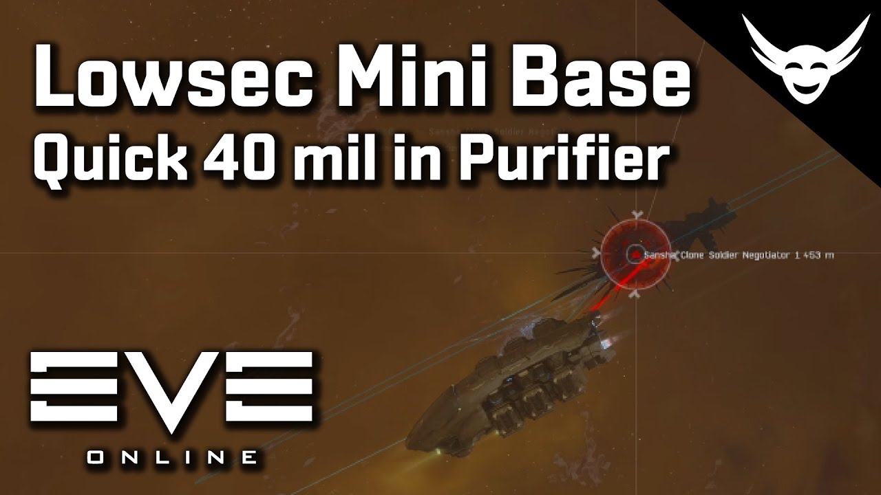 EVE Online - Clone Soldier hunting Purifier EASY ISK! - YouTube