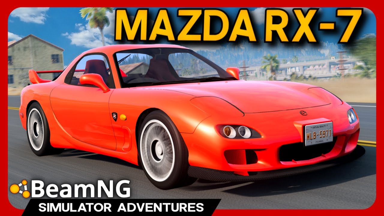 Most Beautiful Car EVER? - BeamNG Mazda RX-7 Mod - YouTube
