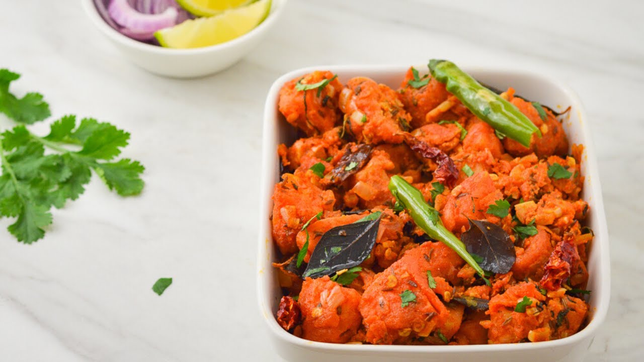 Aloo 65 | South-Indian Style Spicy Starter Potato 65 Recipe - YouTube