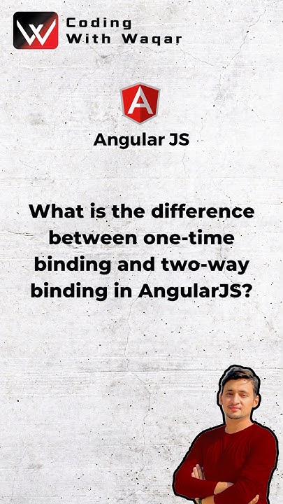 One Time Binding and Two way binding in AngularJS #shorts #youtubeshorts #angular #viral - YouTube