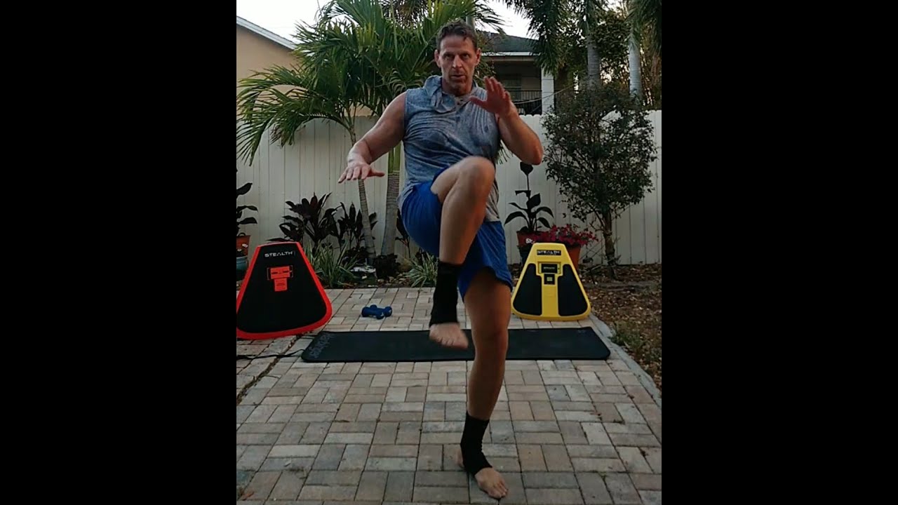 LIVE WORKOUT: Cardio Kickboxing + Stealth Core Trainer - YouTube