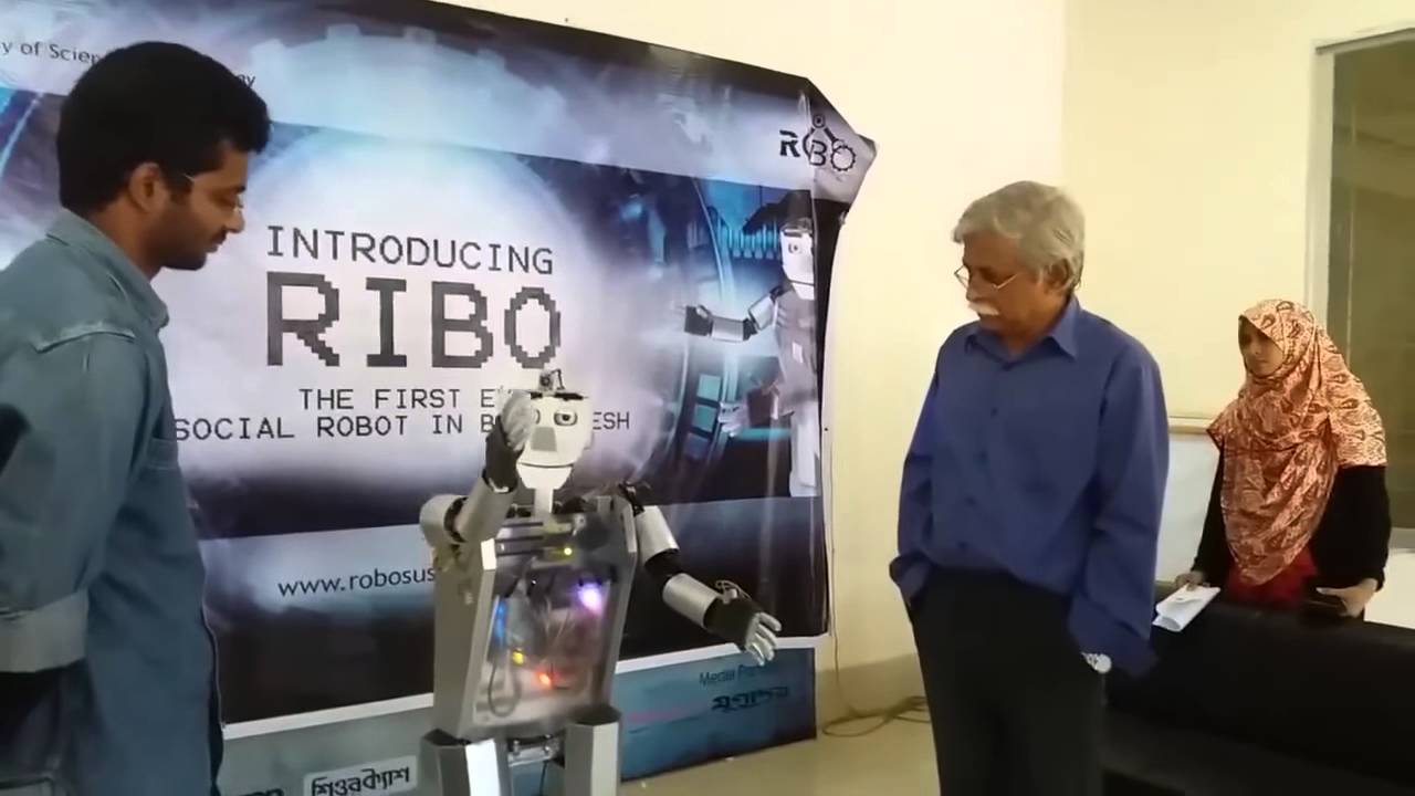 Social Robot ( RIBO) made in Bangladesh - YouTube