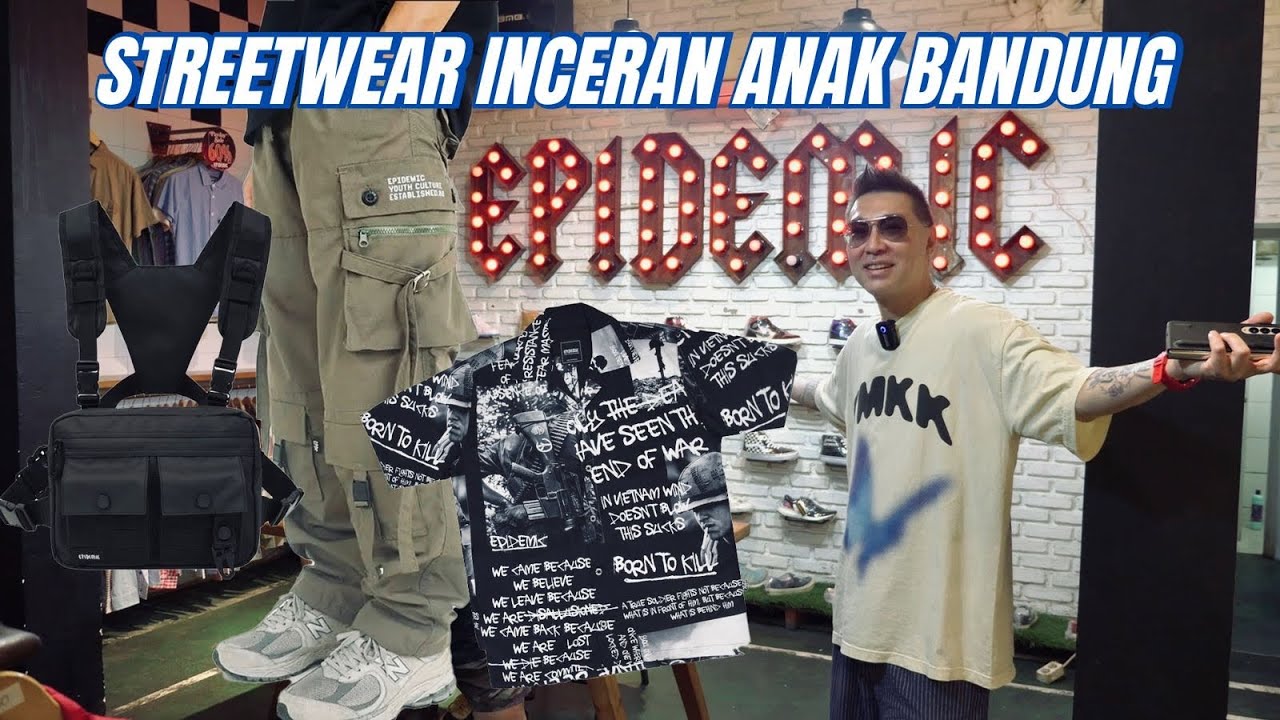 Streetwear Inceran Anak Bandung? Epidemic Hoodie, Cargo Pants, Chest ...