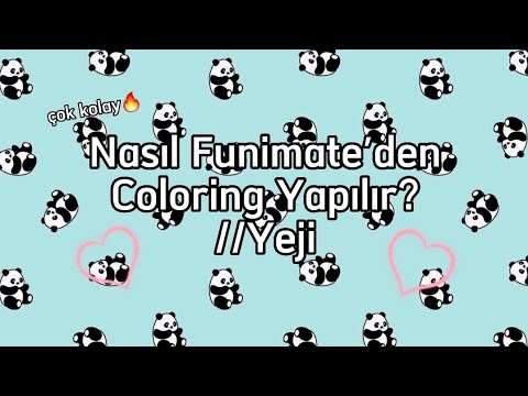 Nasıl Funimate'den Coloring yapılır?//Yeji - YouTube