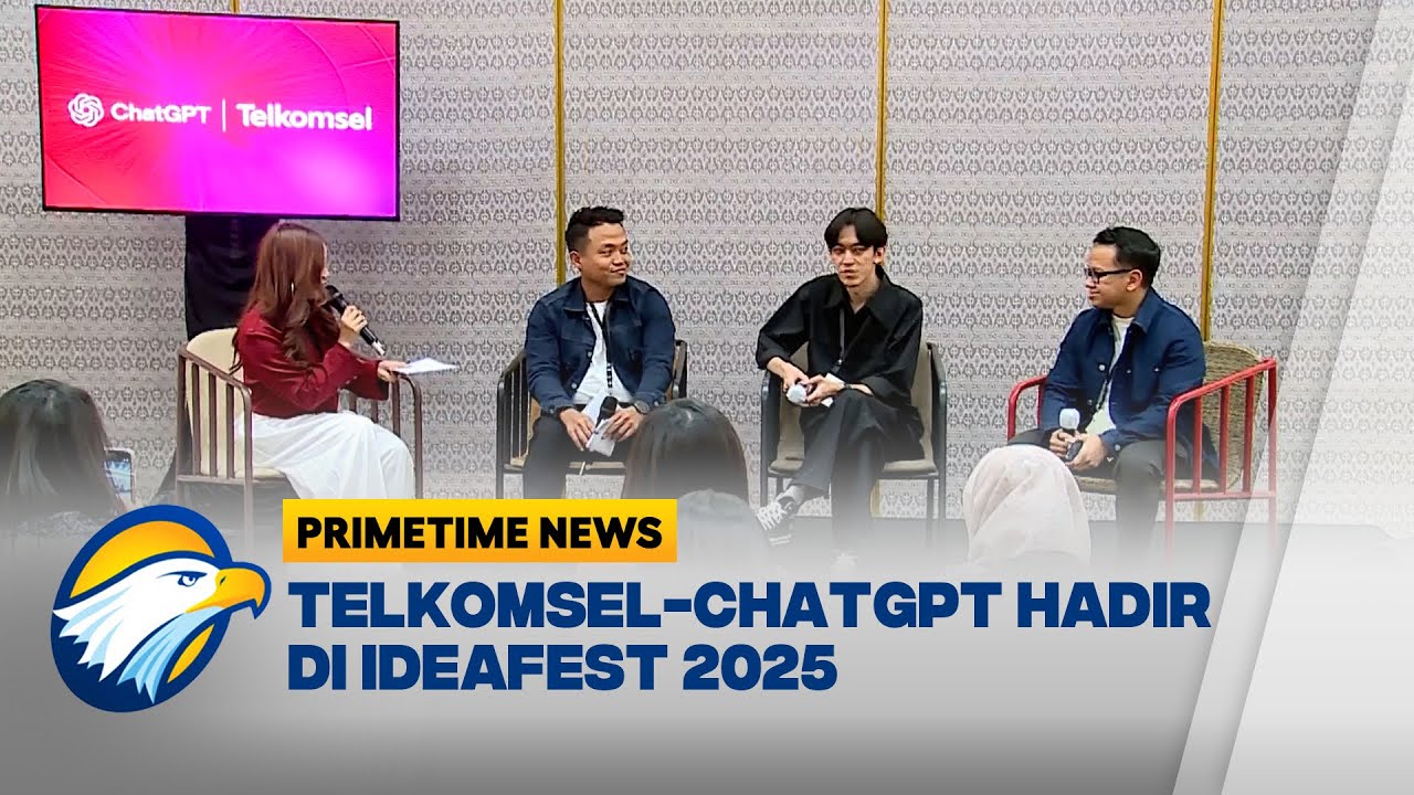 Kerja Sama Telkomsel ChatGPT di IDEAFEST 2025 [Primetime News] - YouTube