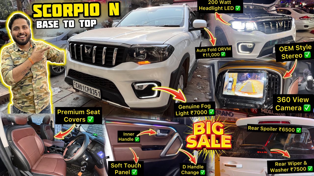 2024 Scorpio N Z2 Base to Top Modified Scorpio N Modification With ...