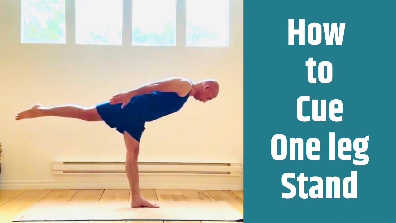 How to cue - One Leg Stand - Ekpadasana? - YouTube