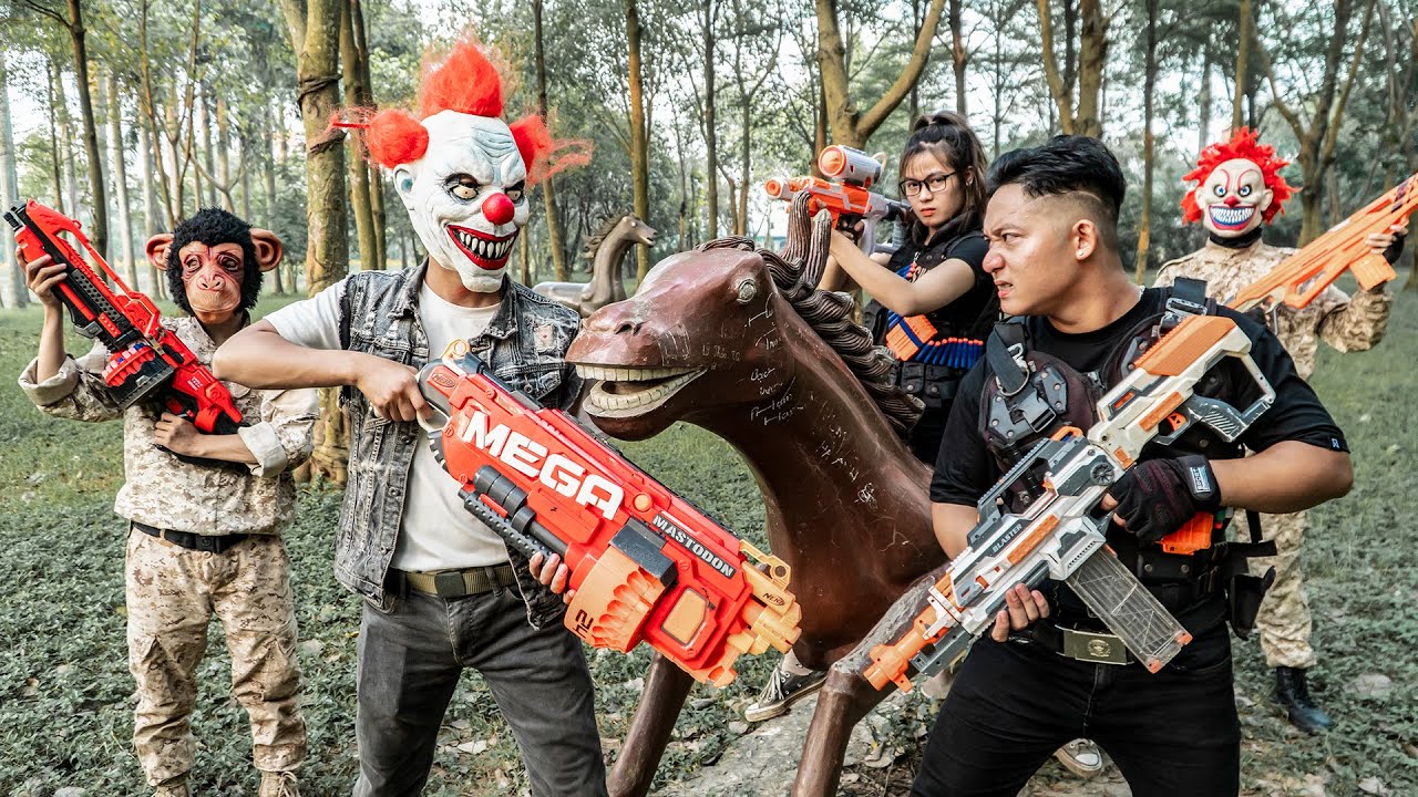 LTT Films : S.E.A.L X Nerf Guns Fight ROCKET Mask Destroy The Criminal ...