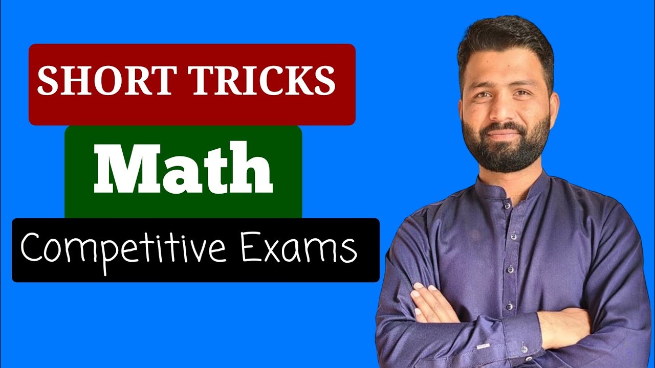 math short tricks for competitive exams | tricky math questions for ...