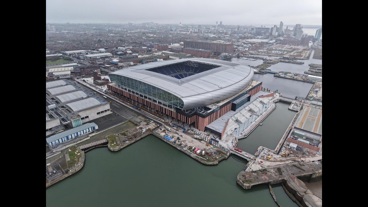 Everton Stadium Bramley Moore DJI Air 3S - YouTube