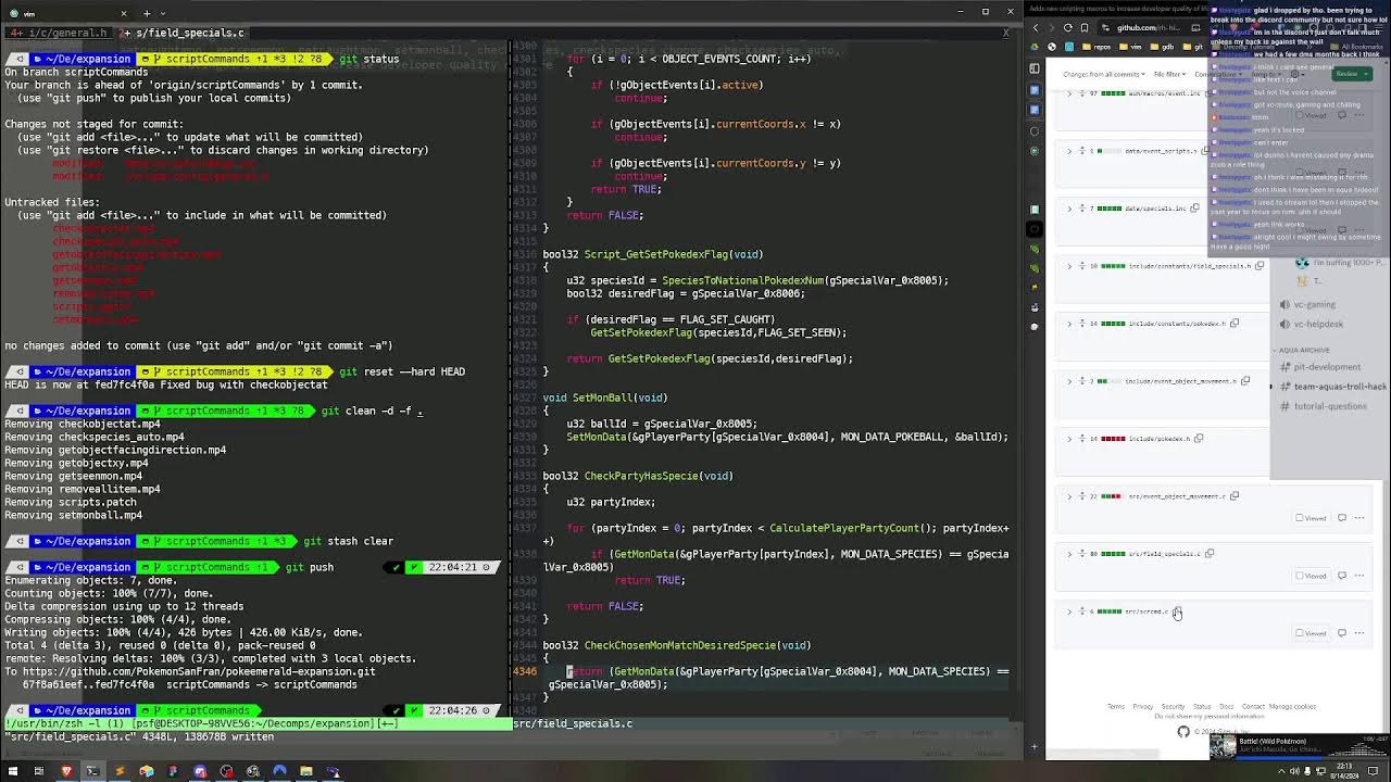 Pokémon ROM Hacking | adding script commands - YouTube
