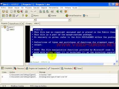Programación en C -022 (parte 1) [Crear librerias en c] - YouTube