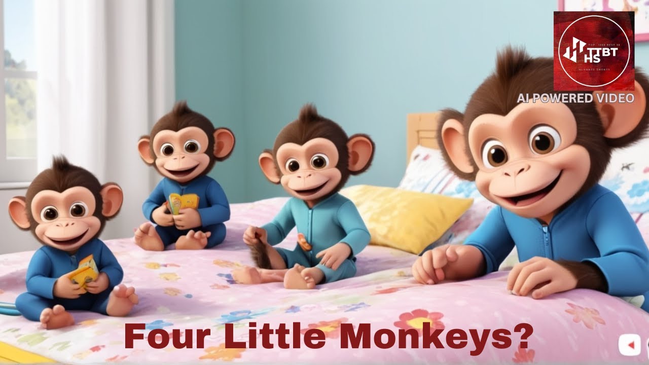 Five Little Monkeys (NEW) - Nursery Rhymes & Children’s Songs - YouTube