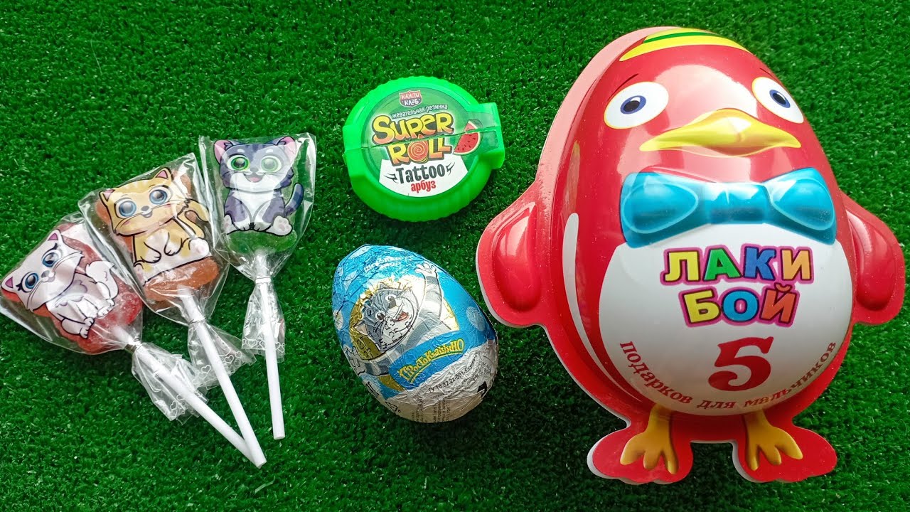 Satisfying video Unpacking / Surprise Chocolate Egg and Surprise Egg ...