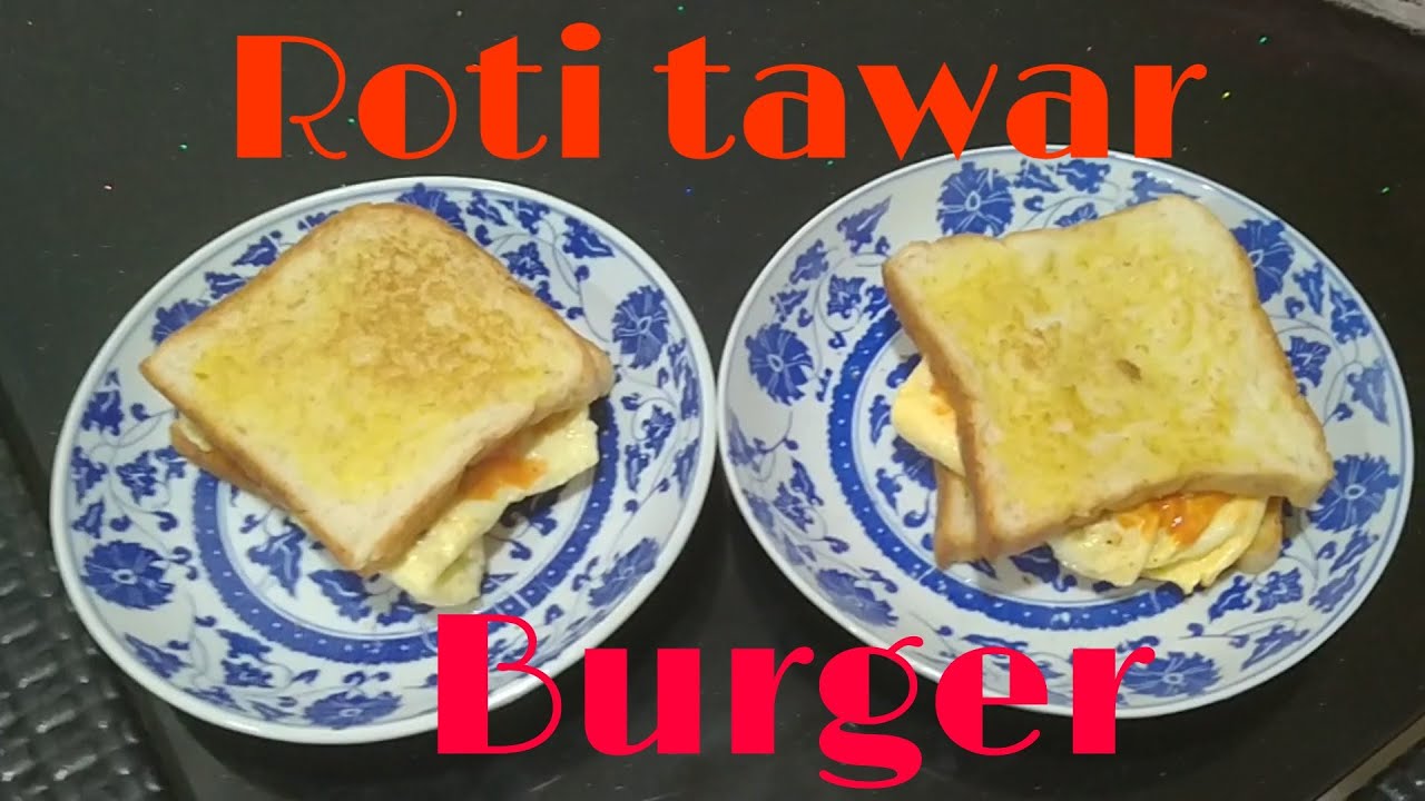 Burger roti tawar || menu sarapan enak joss!! - YouTube