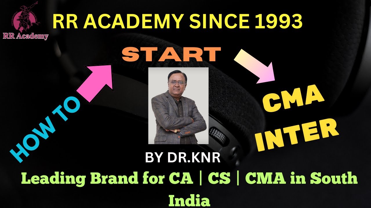 HOW TO START CMA INTER #icwa #cmainter #cmastudent #cmainterexam # ...