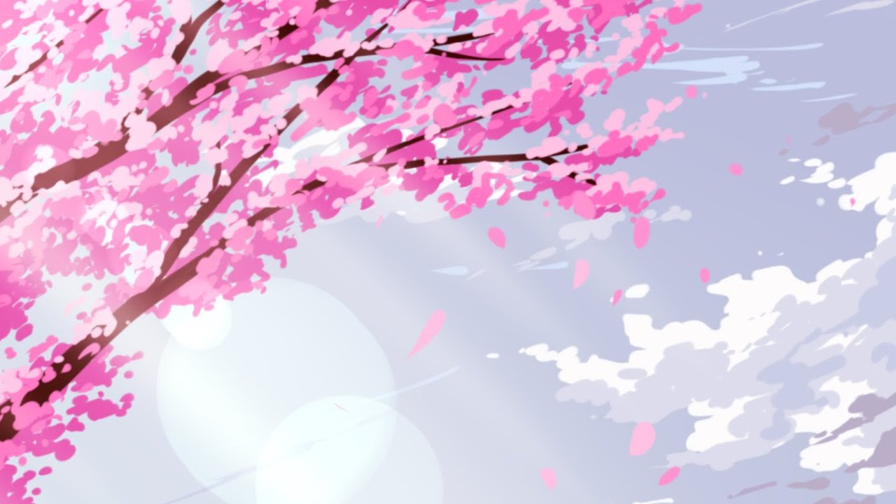 Speedpaint Anime Background - Musim Bunga [Malaysia] - YouTube