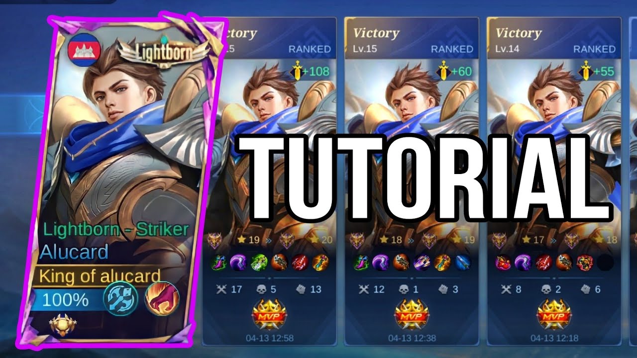 TUTORIAL HOW TO PLAY ALUCARD BEST BUILD EMBLEM AND ROTATION 2024 - YouTube