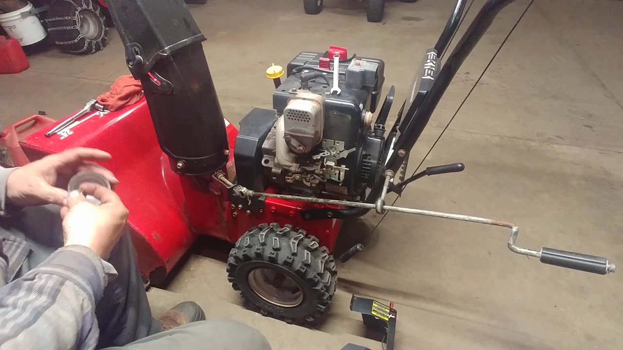 Will it run? 8hp Murray snowblower - YouTube