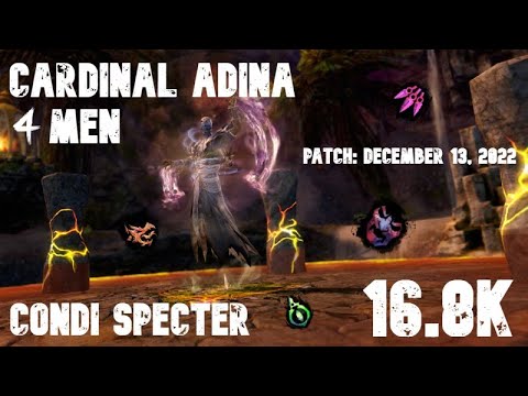 [Void] 4 Men Cardinal Adina | Condi Specter | 16.8k | Gw2 Raid - YouTube
