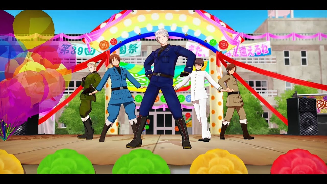 【APヘタリアMMD】Tondemo Wonderz 【Axis Powers】 - YouTube