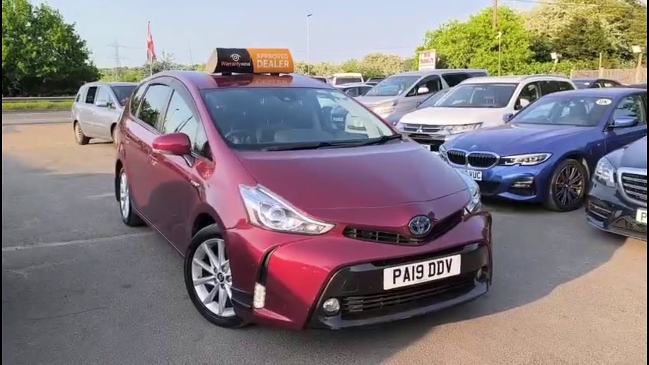Toyota Prius Plus Excel 2019 In Red - MPV Interior, Exterior Quick Look ...