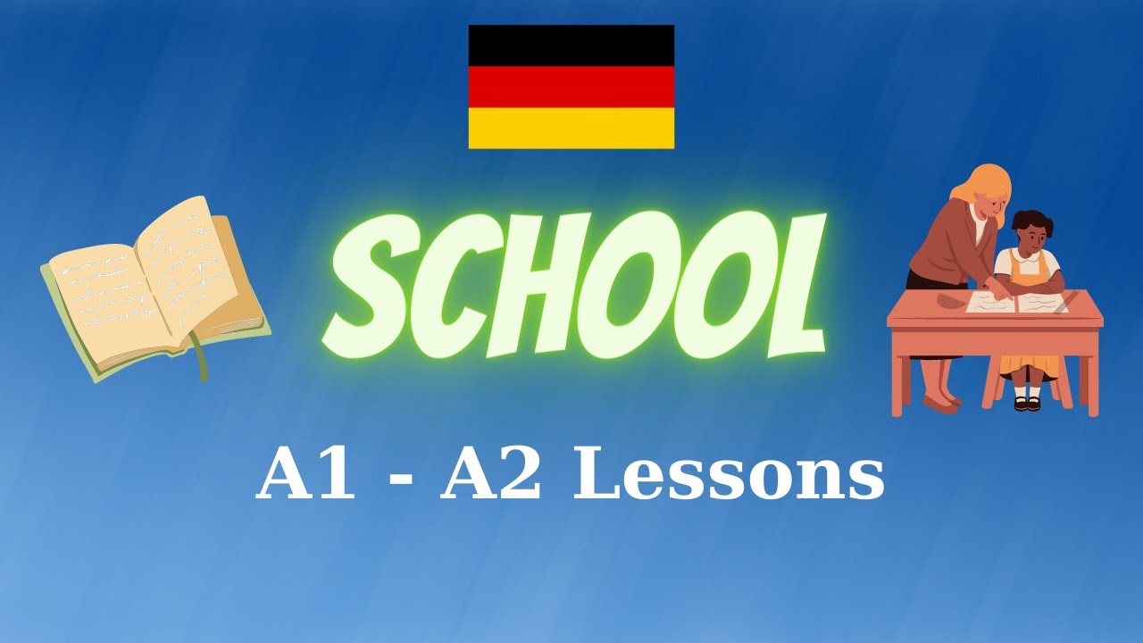 School in German - A1 & A2 Lessons - YouTube