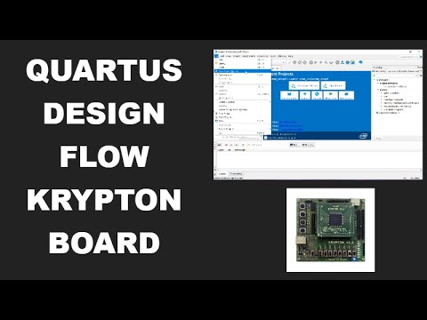 Quartus Design Flow - Krypton Board - YouTube